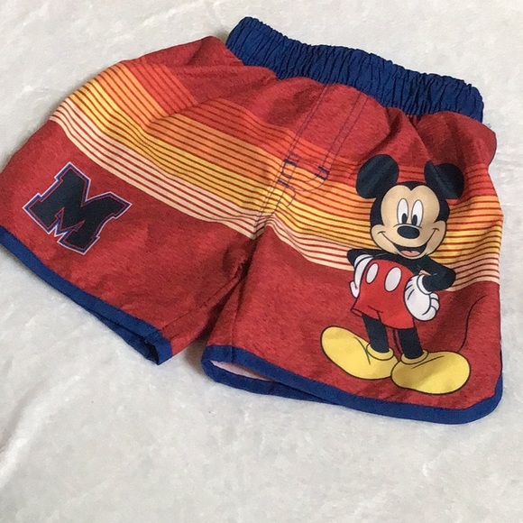 Disney | Bottoms | Mickey Mouse Swim Trunks 8months | Poshmark